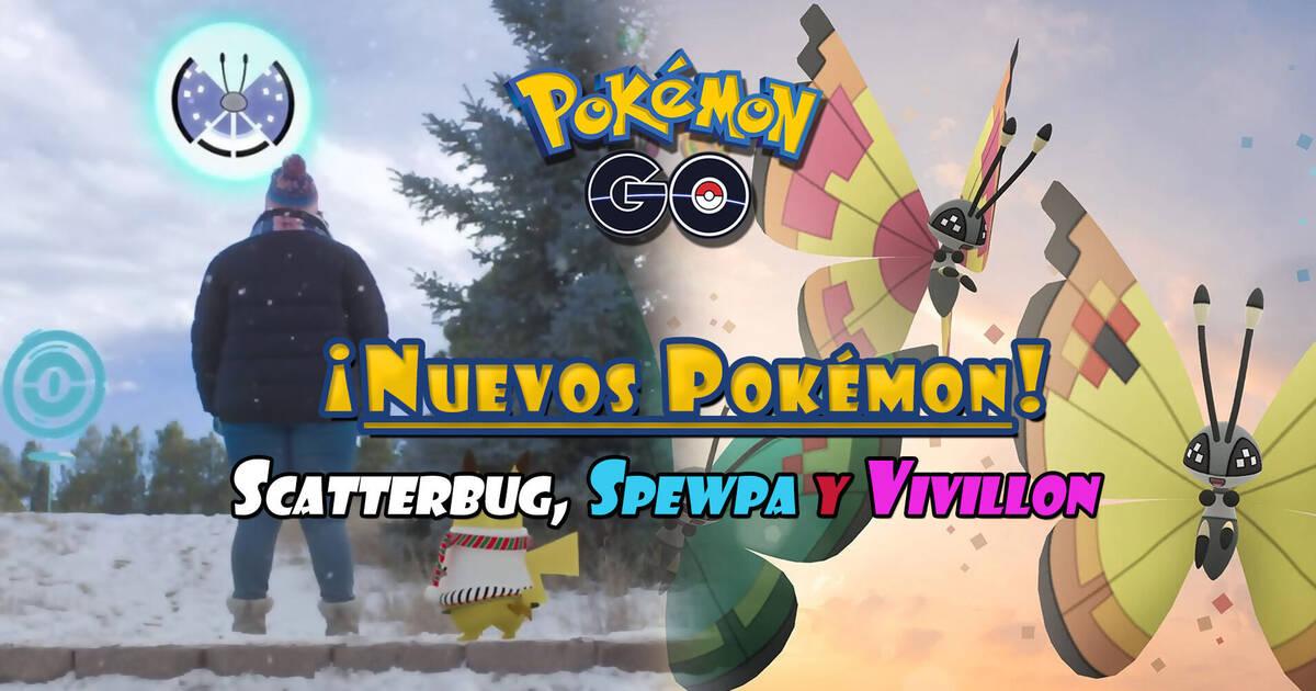 Pokémon GO: Scatterbug, Spewpa y Vivillon debutan hoy | ¿Cómo ...
