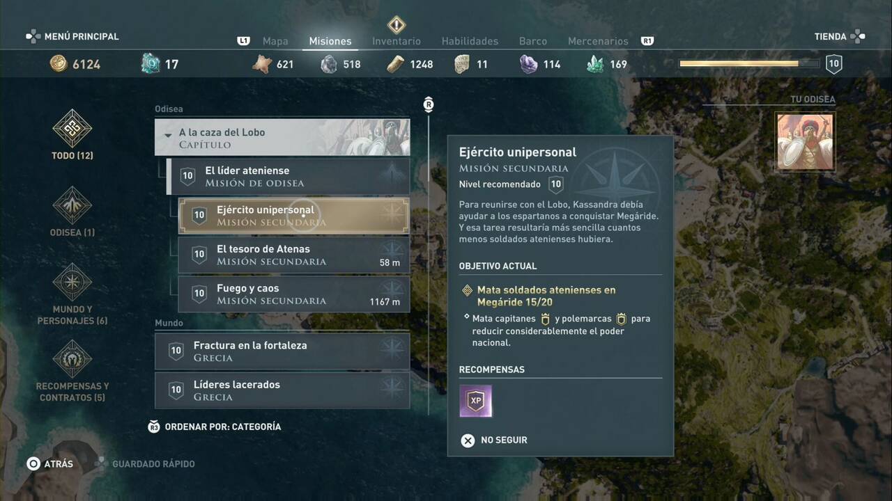 Ejército unipersonal en Assassin's Creed Odyssey - Misión secundaria