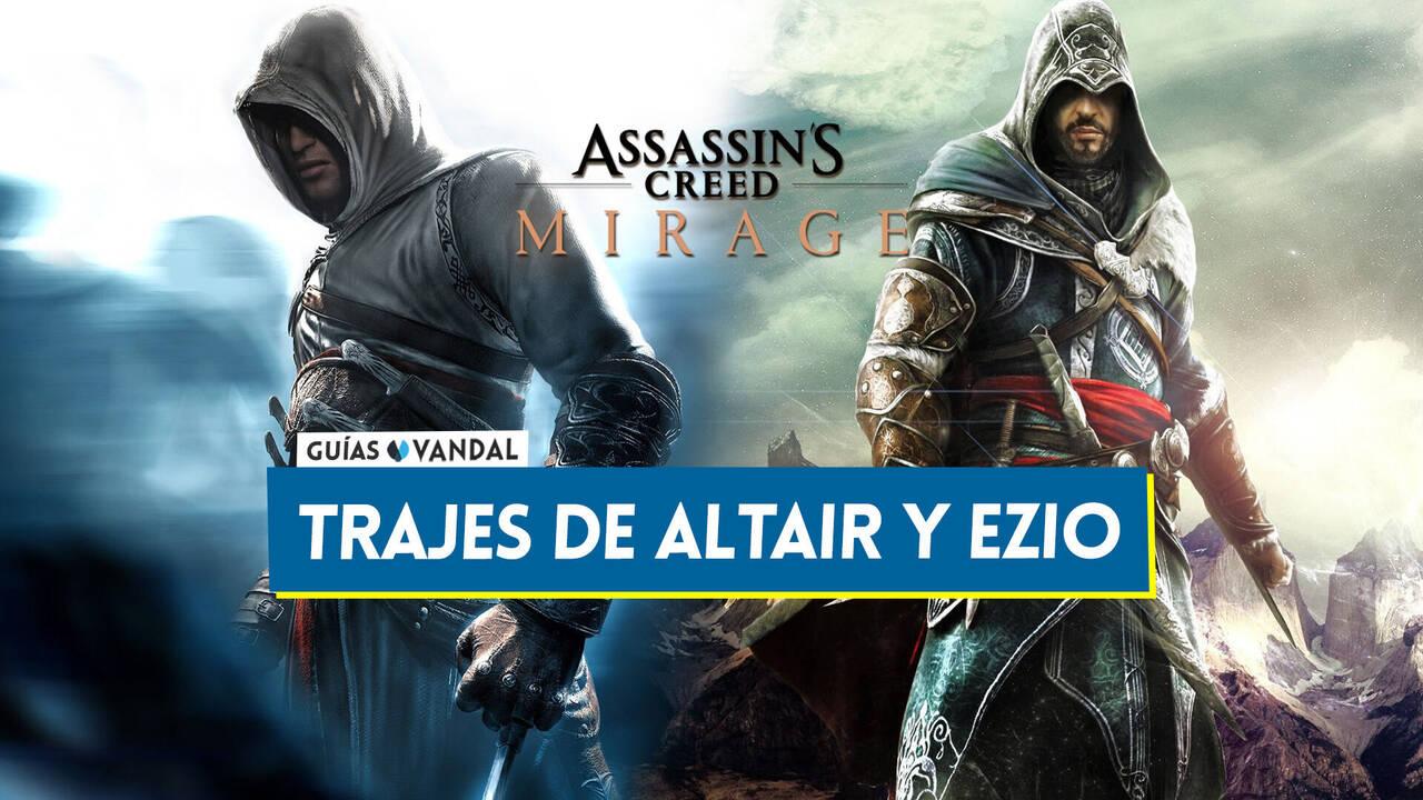Assassin's Creed Mirage: Cómo desbloquear los trajes de Altair y Ezio ...