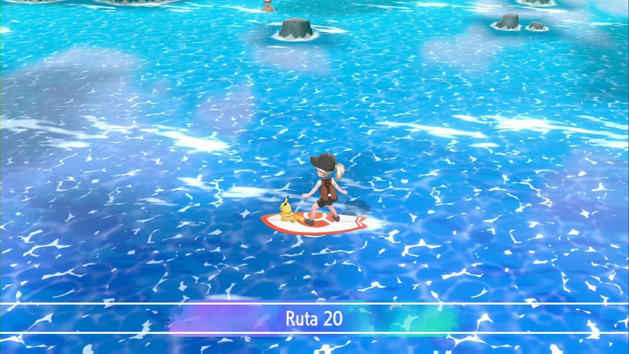 Ruta 20 en Pokémon Let's Go - Pokémon y secretos