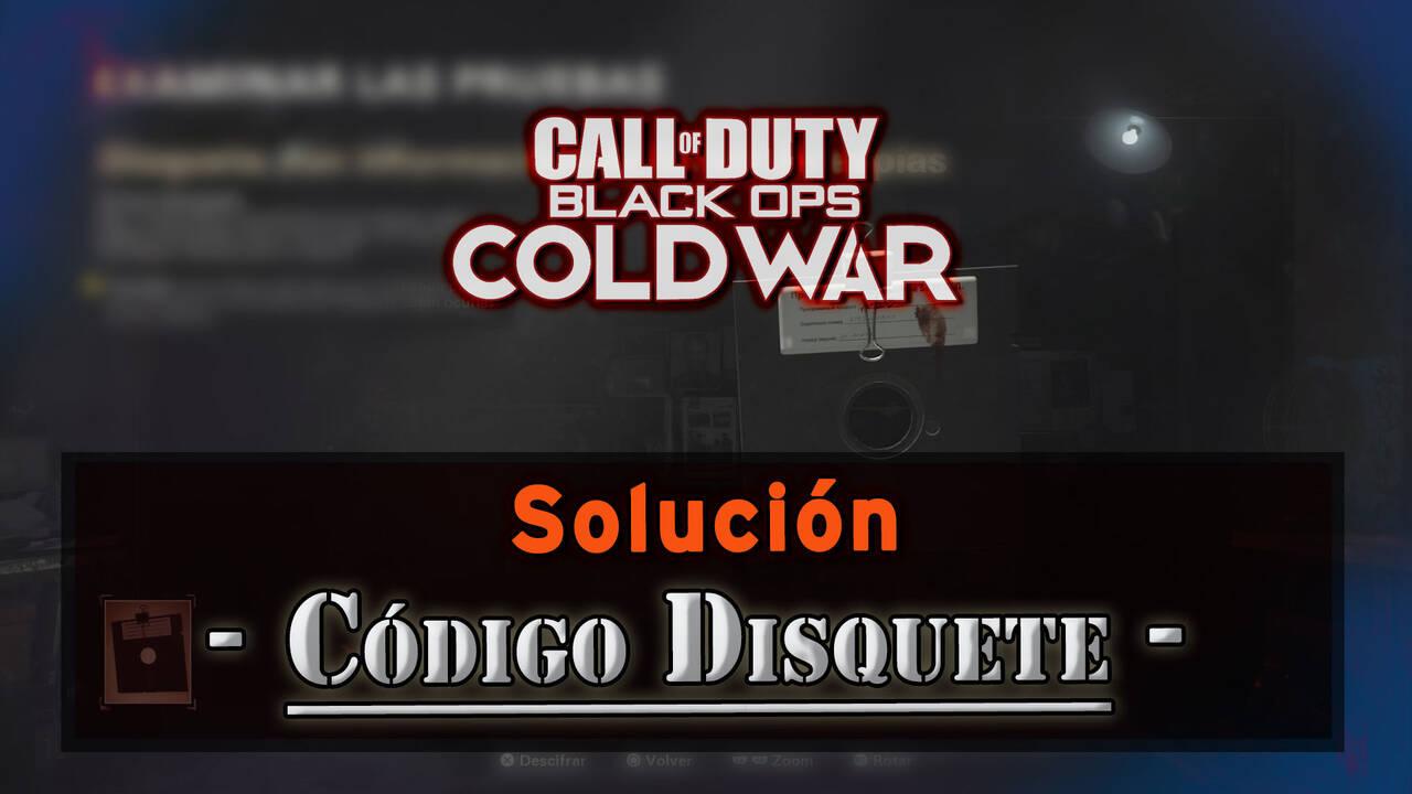 CoD Black Ops Cold War: Códigos del disquete y solución
