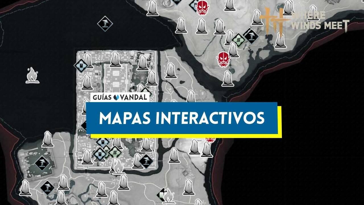 Mapa interactivo de Where Winds Meet