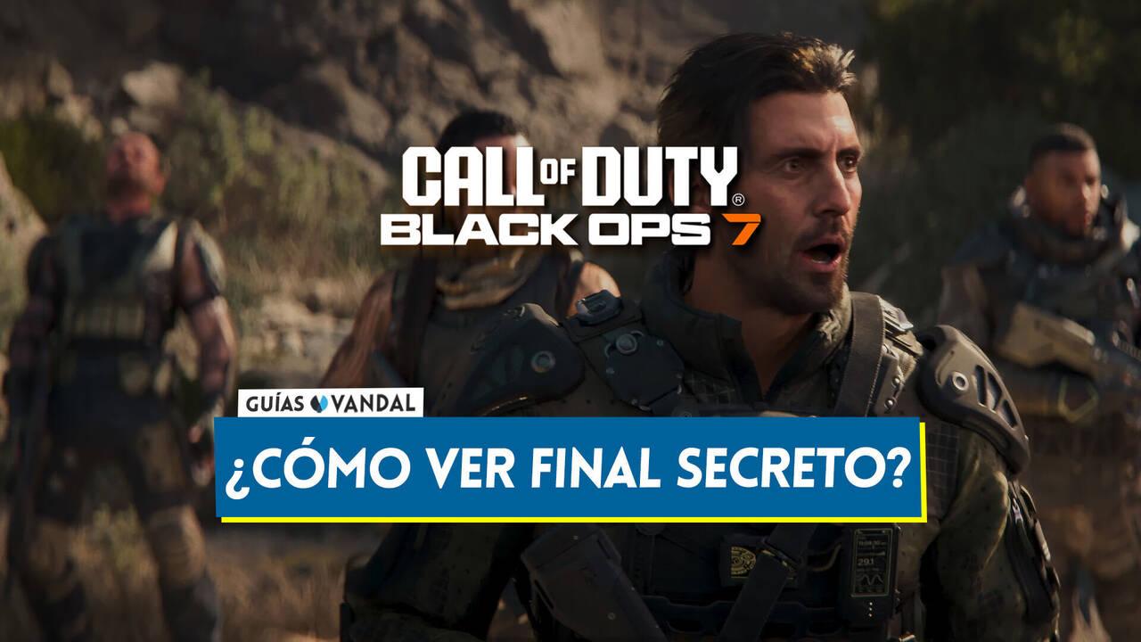 ¿Cómo desbloquear el final secreto de la campaña de CoD Black Ops 7?