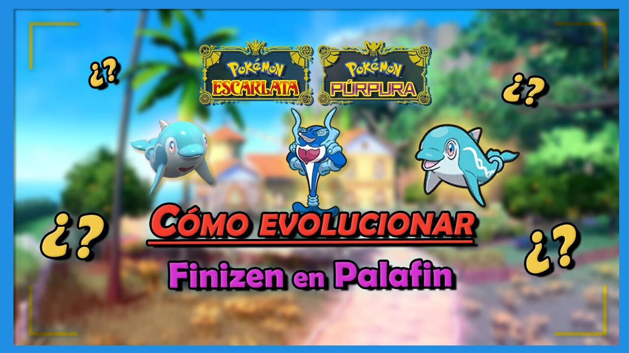 Cómo evolucionar a Finizen en Palafin en Pokémon Escarlata y Púrpura