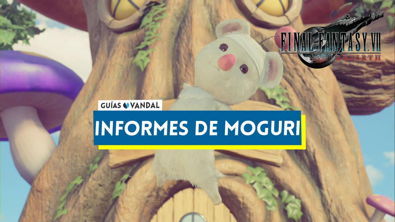 Todos los informes de moguri en Final Fantasy VII Rebirth y localización