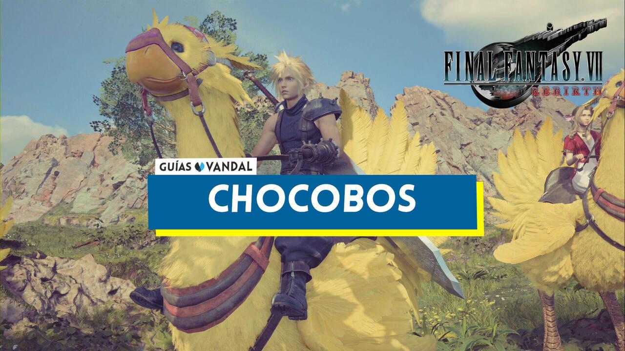 Chocobos en Final Fantasy VII Rebirth: dónde conseguirlos y piezas