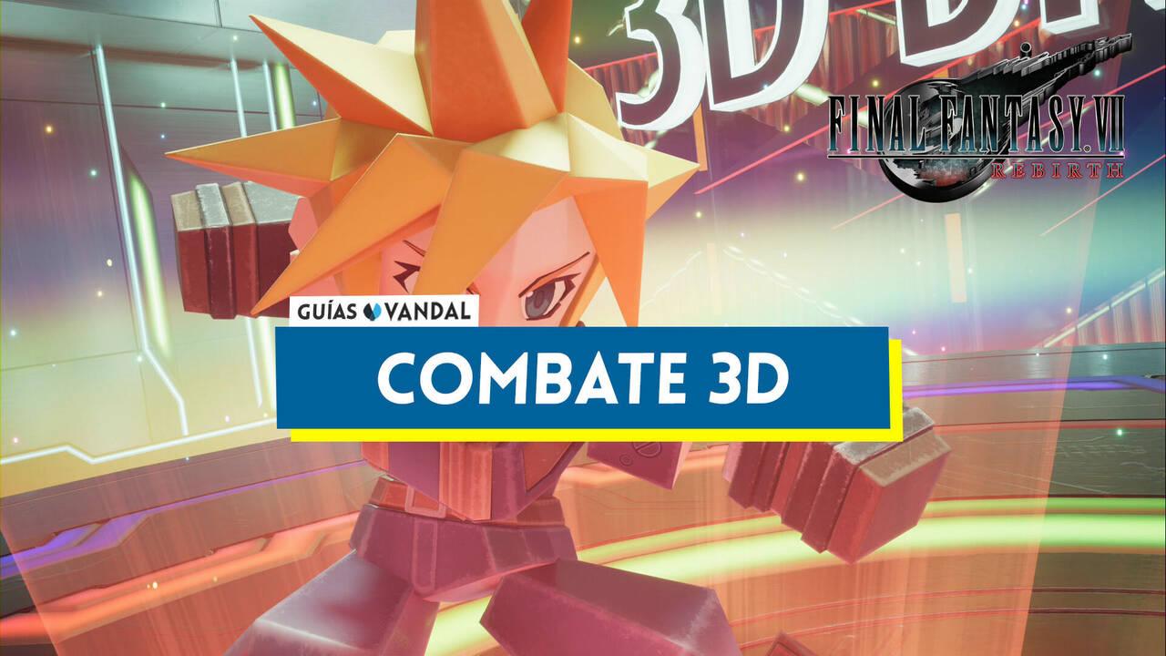 Combate 3D en Final Fantasy VII Rebirth: cómo ganar y recompensas