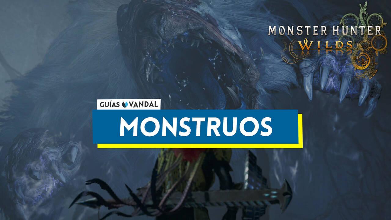 Todos los monstruos en Monster Hunter Wilds: drops y cómo derrotarlos