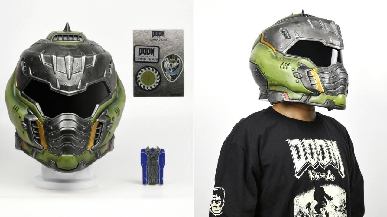 Prepárate para DOOM: The Dark Ages con el casco oficial de Doom Slayer ...