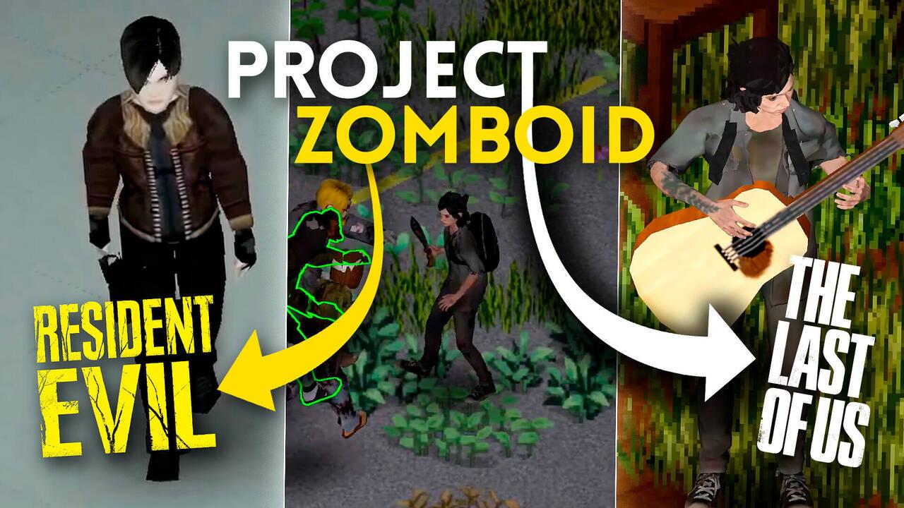Project Zomboid se convierte en The Last of Us y Resident Evil gracias ...
