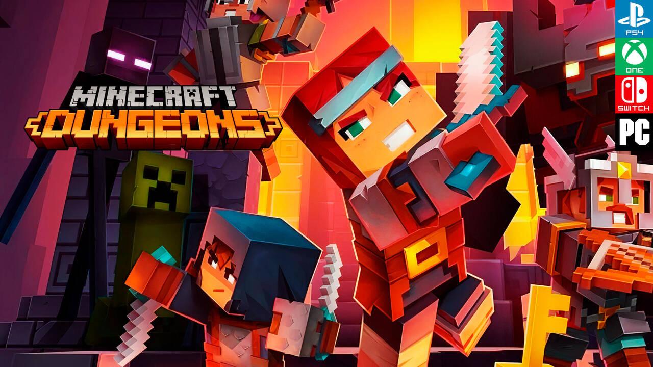 Análisis Minecraft Dungeons: Un action RPG demasiado cuadriculado