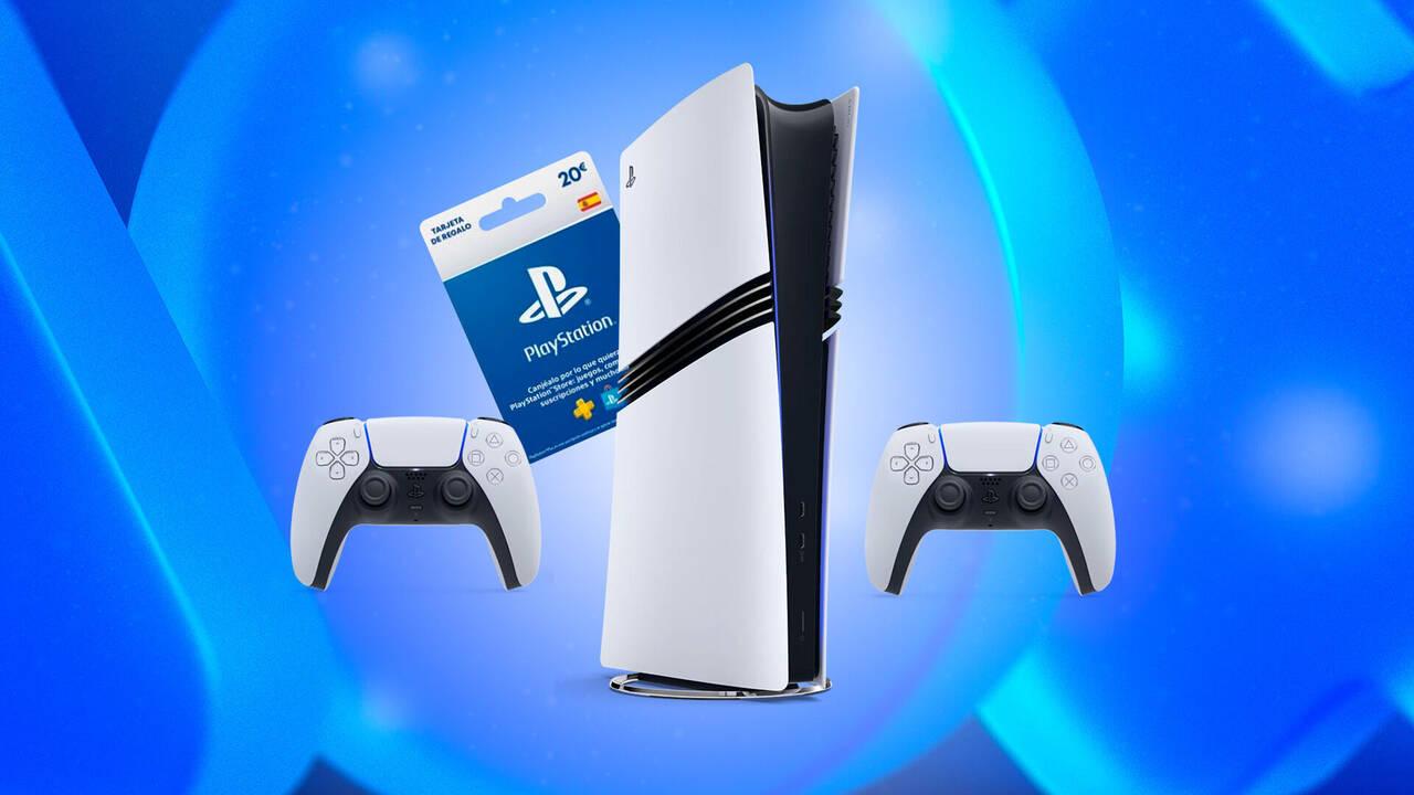 El mejor pack de PS5 Pro, con dos mandos y 20 euros de regalo en PS Store, de oferta en PC ...