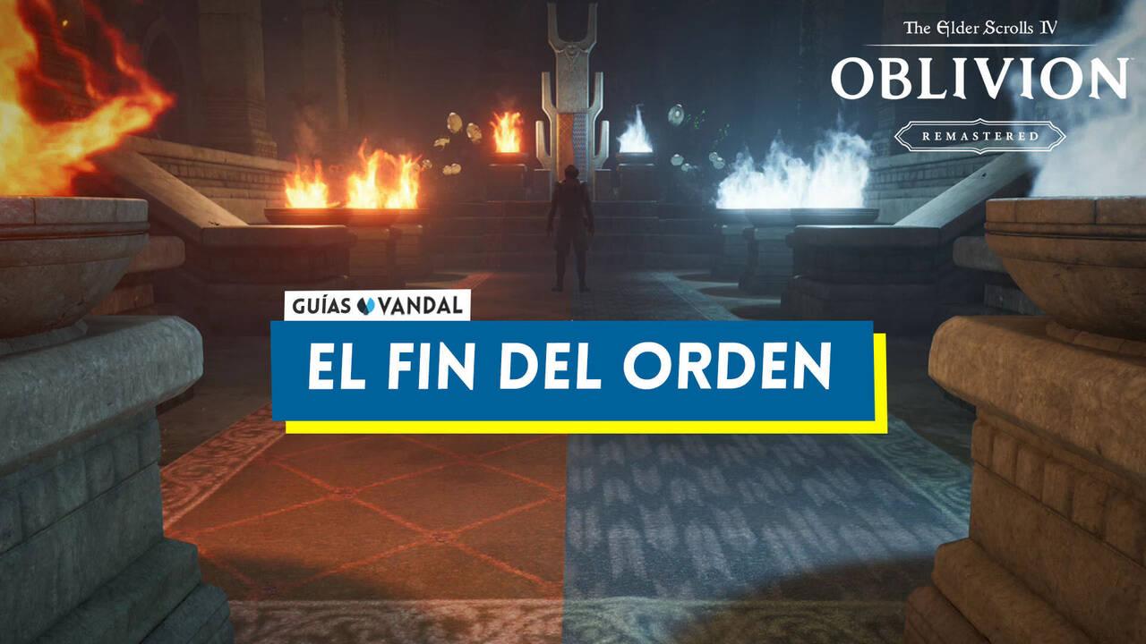 El fin del Orden al 100% en Oblivion Remastered