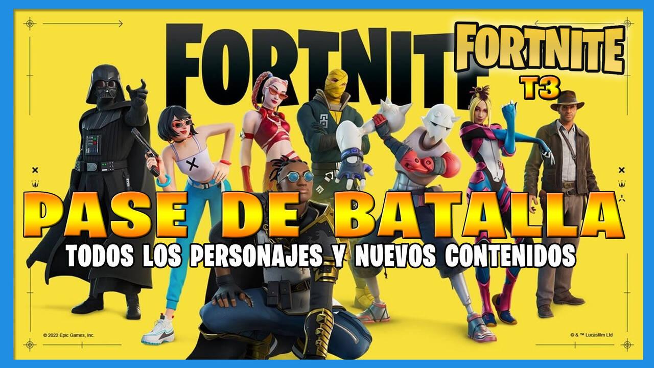 Fornite C3 T3: TODAS las recompensas del Pase de batalla y cómo ...