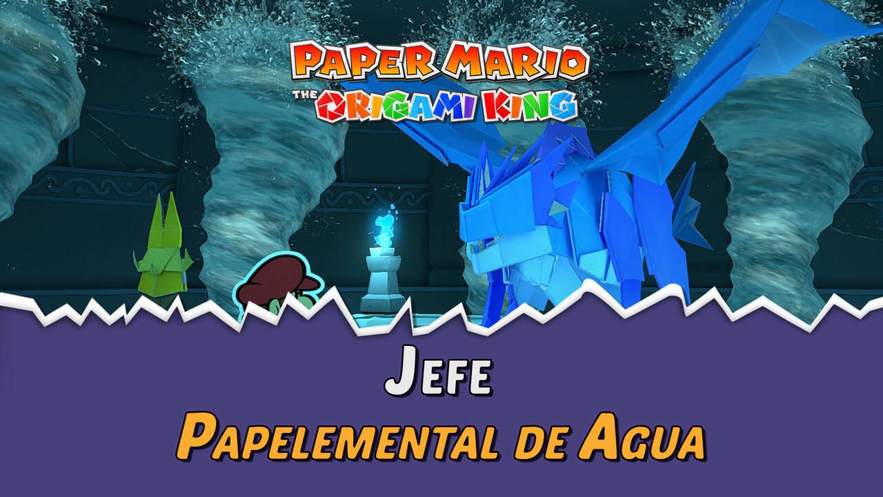 Papelemental de Agua en Paper Mario The Origami King: Consejos y ...