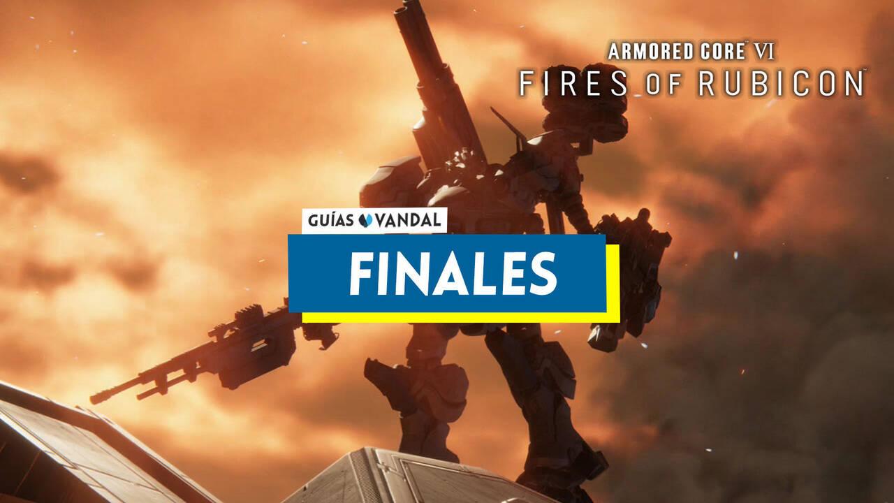 TODOS los finales en Armored Core 6: Fires of Rubicon y rutas