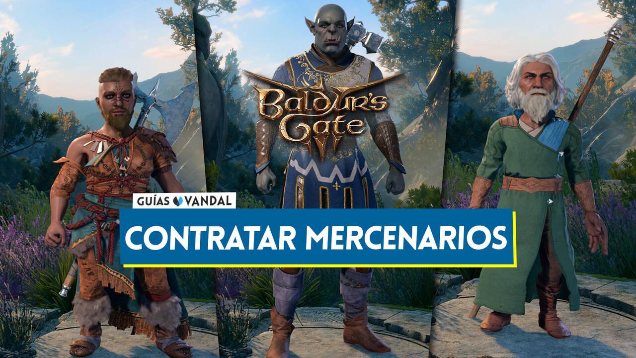 Mercenarios en Baldur's Gate 3: Cómo desbloquearlos y cuáles son sus atributos