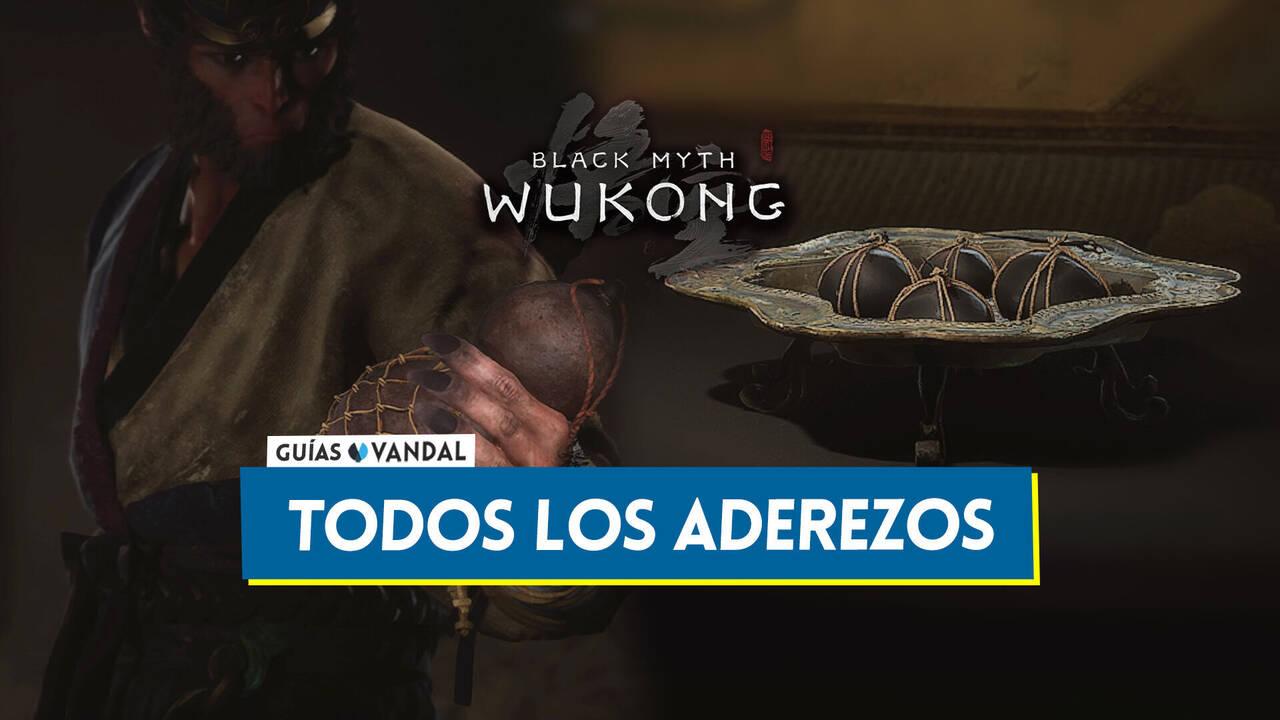 TODOS los aderezos en Black Myth: Wukong y cómo conseguirlos