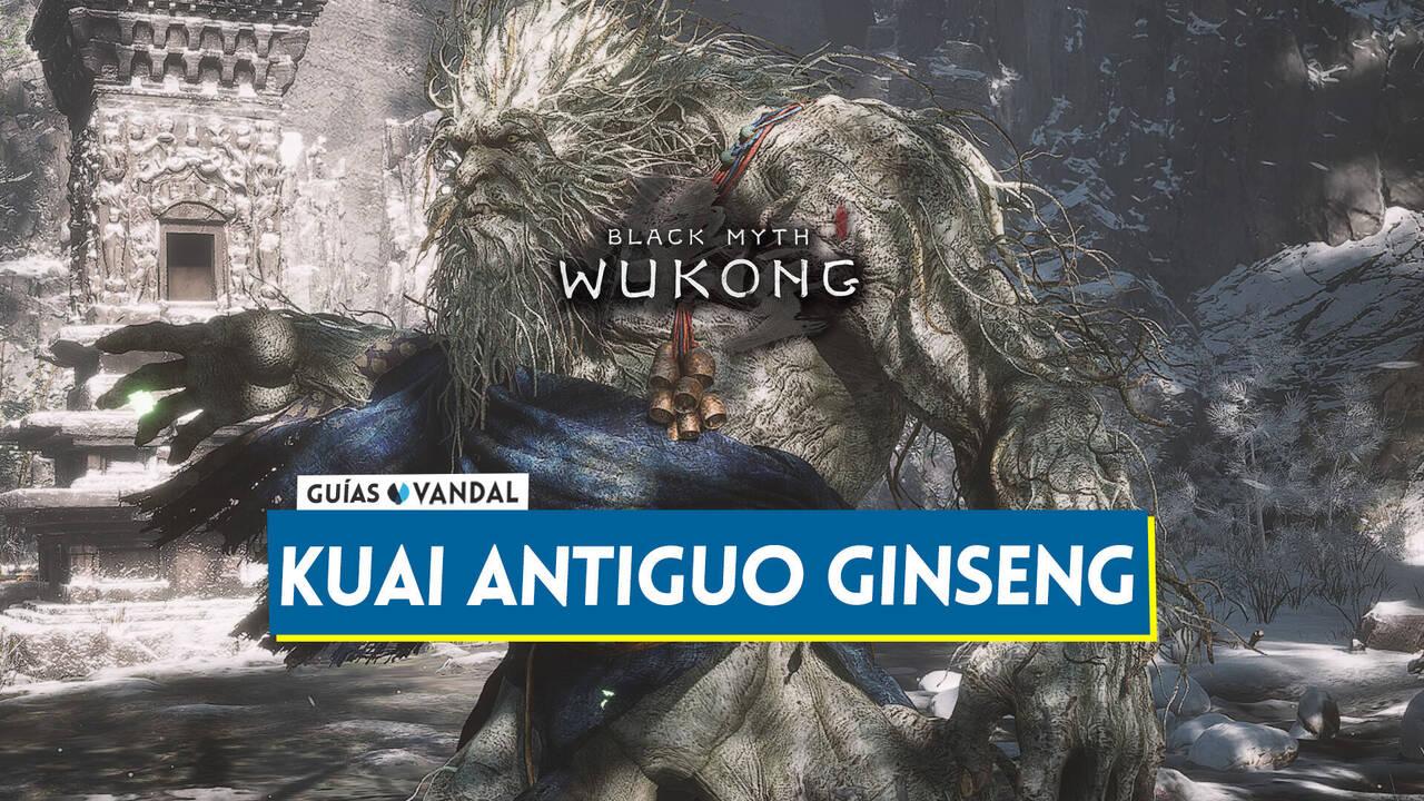 Kuai antiguo ginseng en Black Myth Wukong: Cómo derrotarlo, localización y recompensas