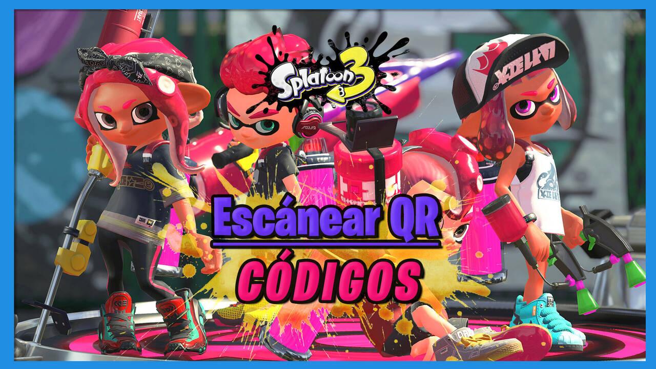Todos los códigos QR de Splatoon 3: Cómo escanearlos y recompensas