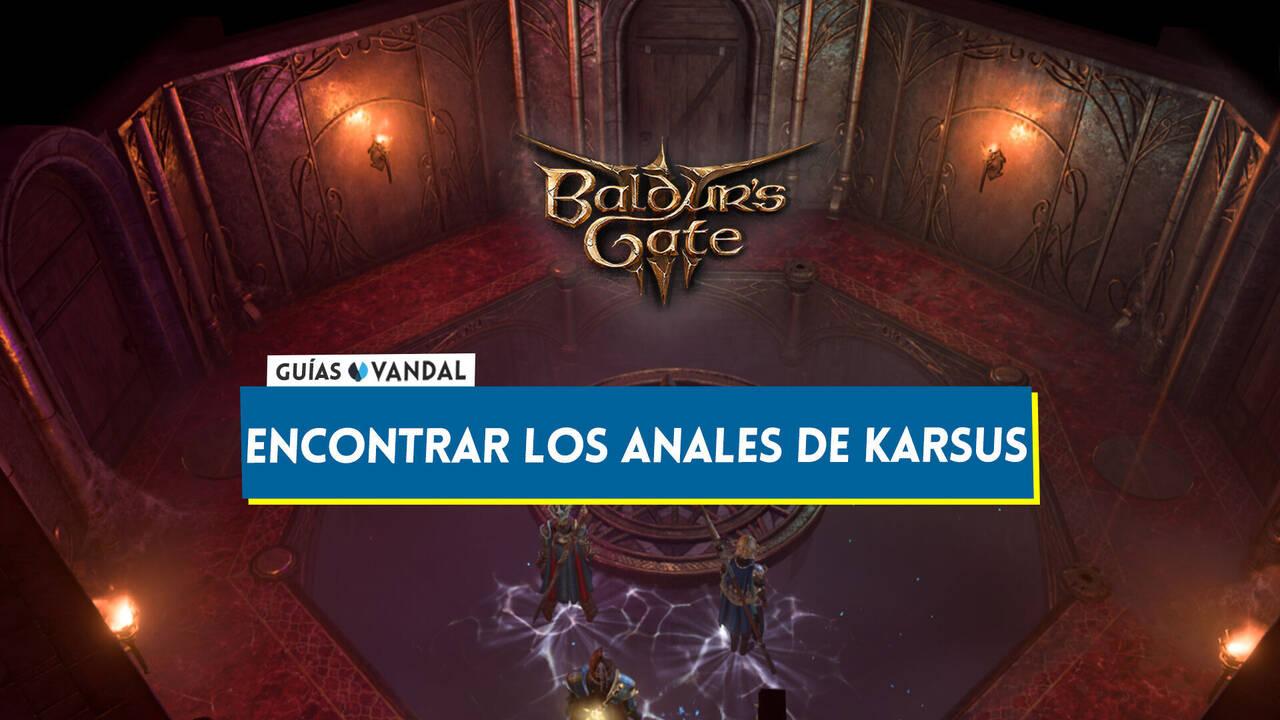 Baldur's Gate 3: ¿Cómo encontrar el libro de Los anales de Karsus?