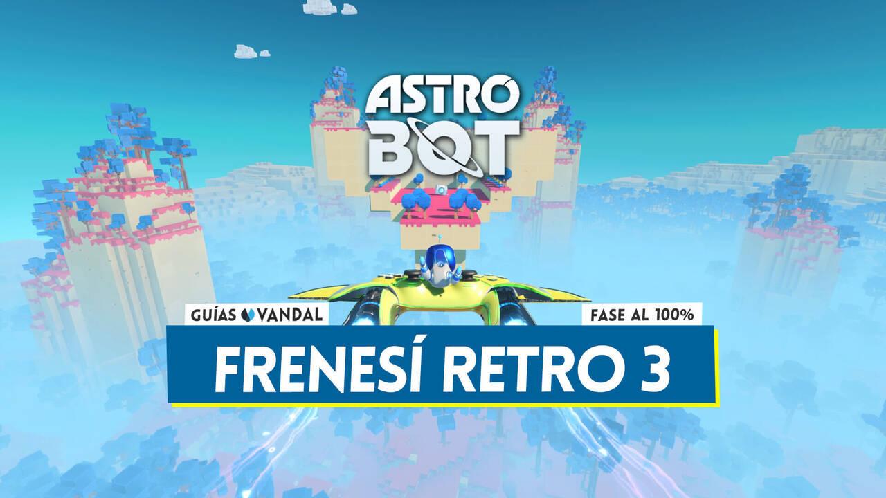 Frenesí retro 3 al 100% en Astro Bot: Cómo desbloquearlo y coleccionables
