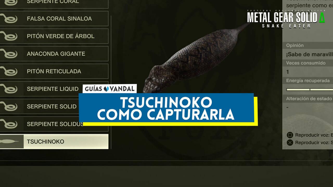 Cómo atrapar a la Tsuchinoko en Metal Gear Solid Delta