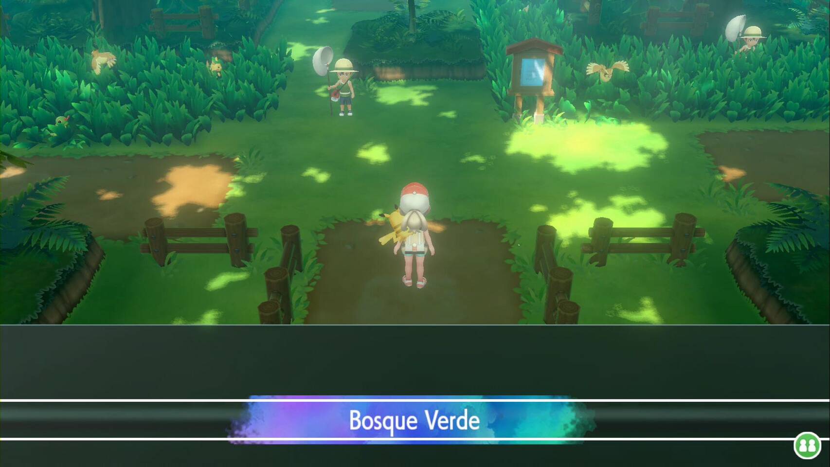 Bosque Verde en Pokémon Let's Go - Pokémon y consejos