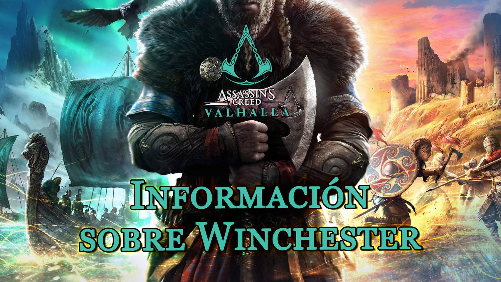 Información sobre Winchester al 100% en Assassin's Creed Valhalla
