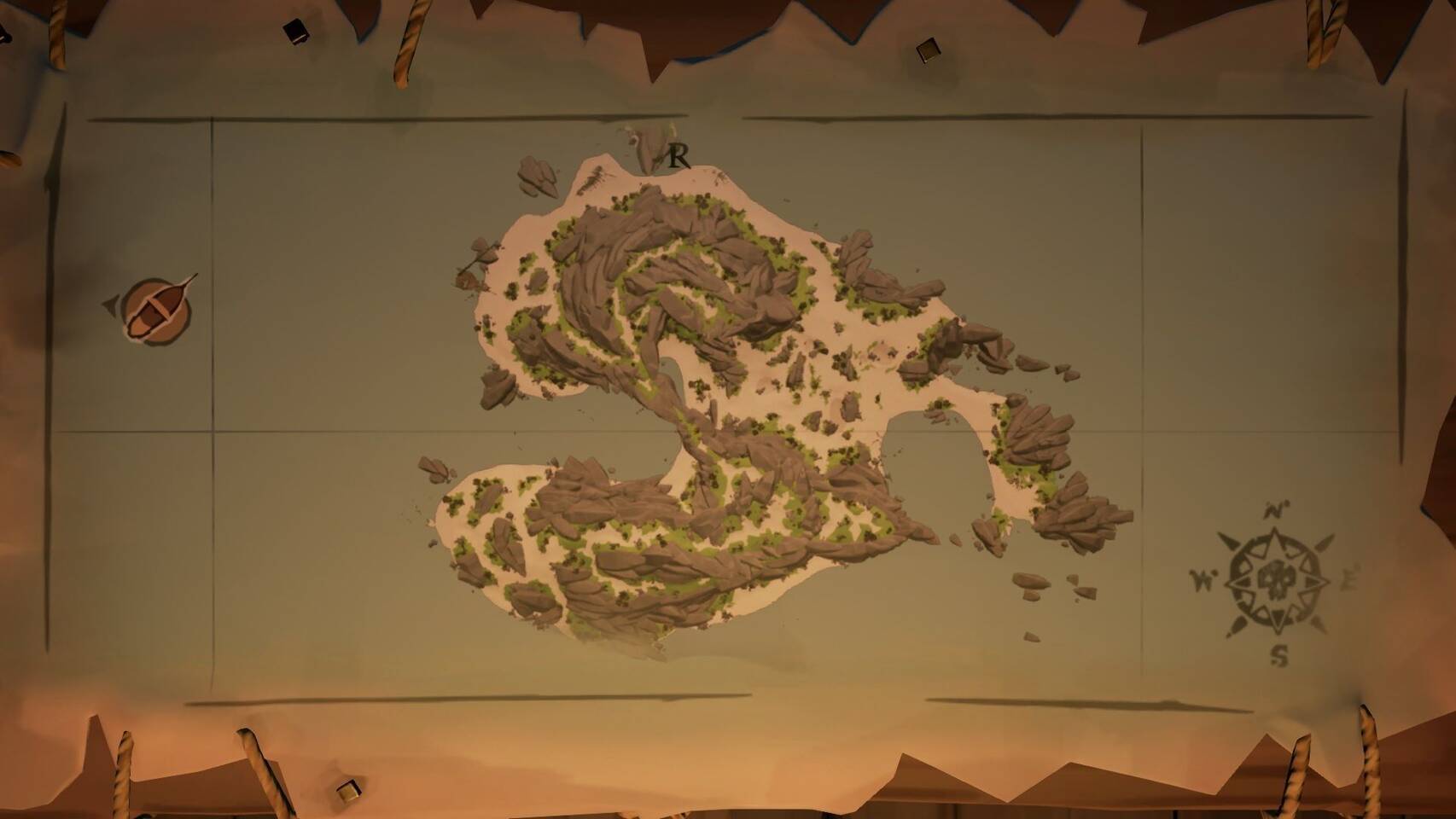 Acertijos de Kraken's Fall en Sea of Thieves: pinturas y localizaciones