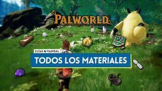 Palworld: TODOS los recursos y materiales y cómo conseguirlos