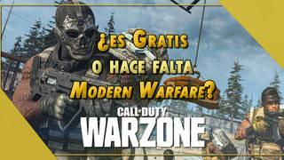¿Es gratis COD: Warzone o hace falta tener Modern Warfare para poder jugar?