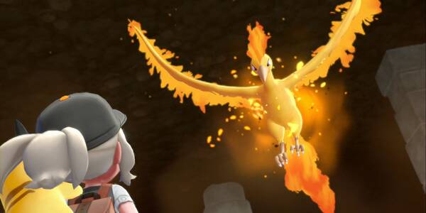Moltres en Pokémon Let's Go: Cómo capturarlo y Localización