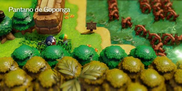 Pantano de Goponga en Zelda: Link's Awakening: secretos y 100%