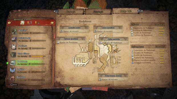 Radobaan en Monster Hunter World - Localización, drops y consejos