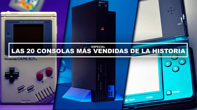 Las 20 consolas más vendidas de la historia
