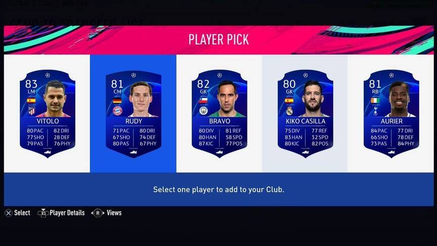 FUT Draft en FIFA 19: Recompensas en modos offline y online.