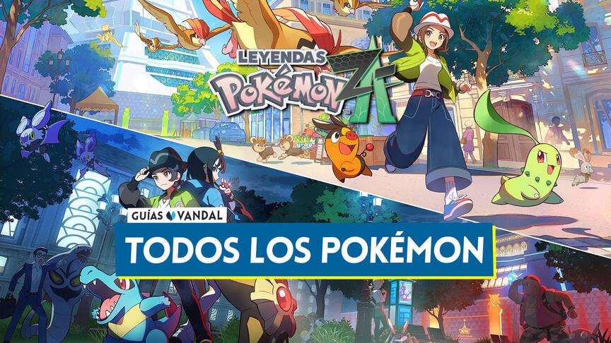 Pokédex de Luminalia: Todos los Pokémon de Leyendas Z-A y cómo conseguirlos