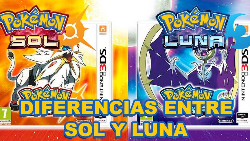 Éstas son las diferencias entre Pokémon Sol Vs Pokémon Luna