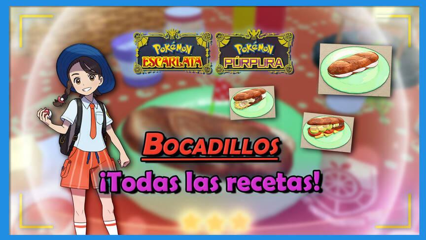 TODAS las recetas de bocadillos en Pokémon Escarlata y Púrpura: Cómo conseguirlas
