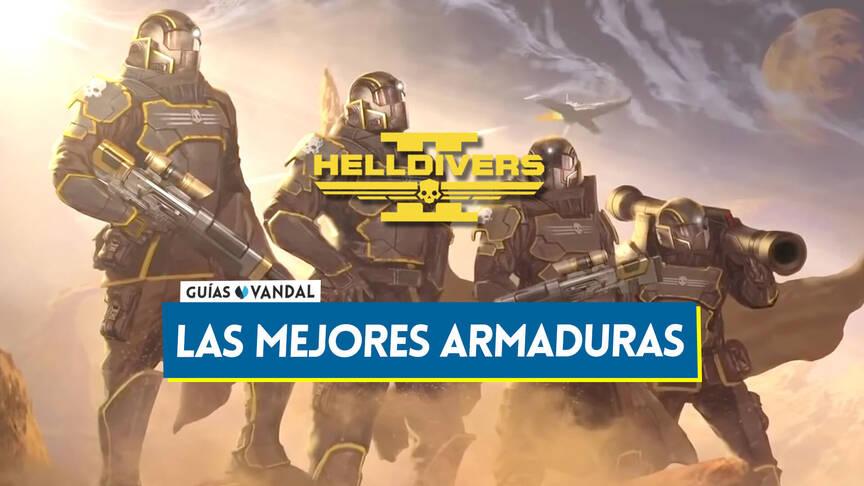 Mejores armaduras de Helldivers 2 para distintos roles de equipo
