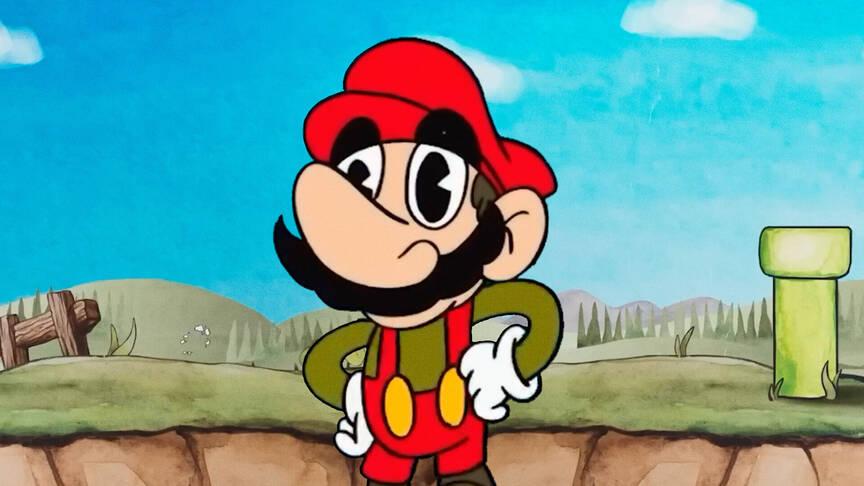 Recrean Super Mario Bros al estilo de Cuphead y el resultado es ...