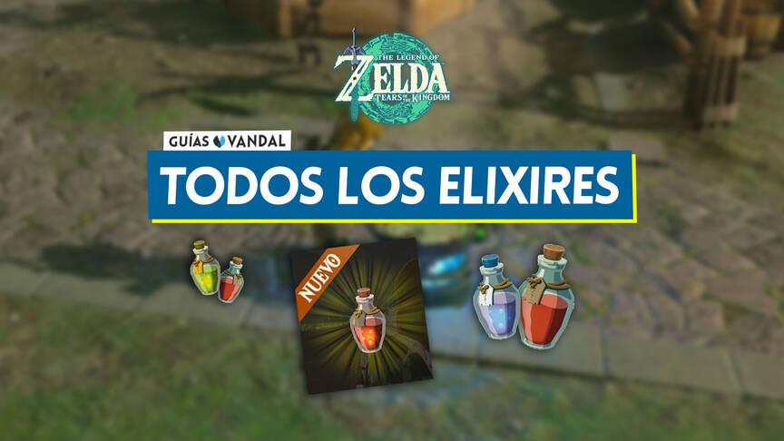 Cómo crear todos los elixires en Zelda: Tears of the Kingdom
