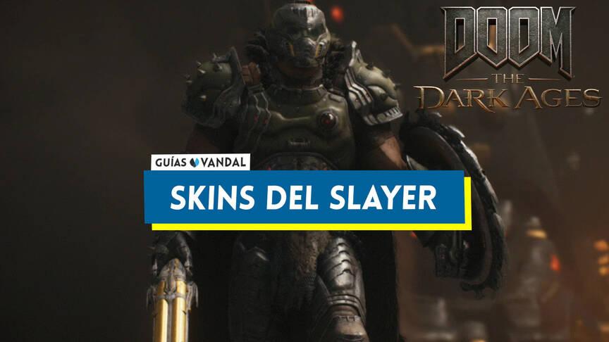 Todos los skins del Slayer en DOOM: The Dark Ages y cómo conseguirlos