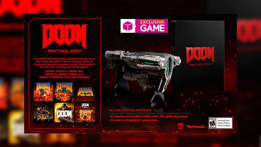Reserva ya Doom Anthology, exclusiva de GAME, que incluye una réplica ...
