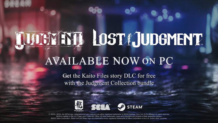 Judgment y Lost Judgment ya están disponibles en PC a través de Steam ...