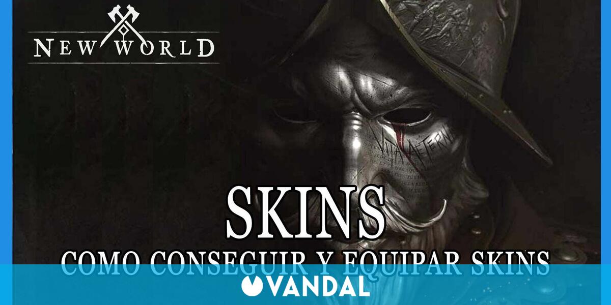 New World: cómo conseguir y equipar skins