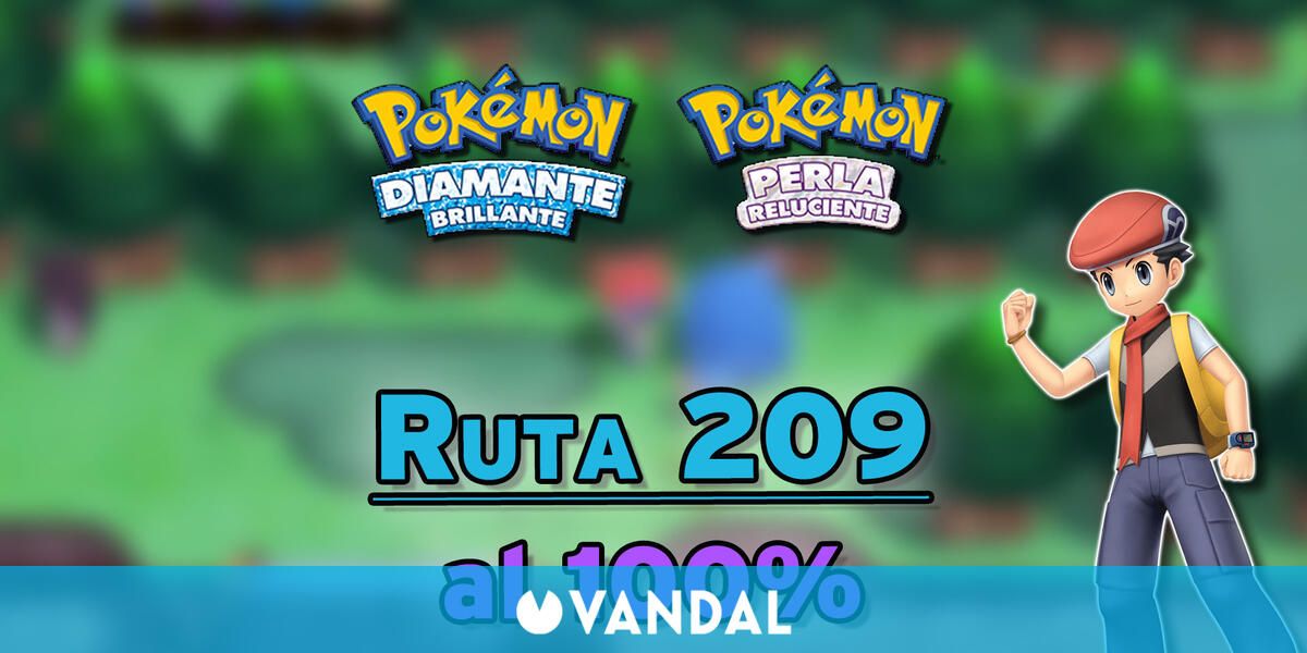 Ruta 209 al 100% en Diamante Brillante y Perla Reluciente: Pokémon y ...