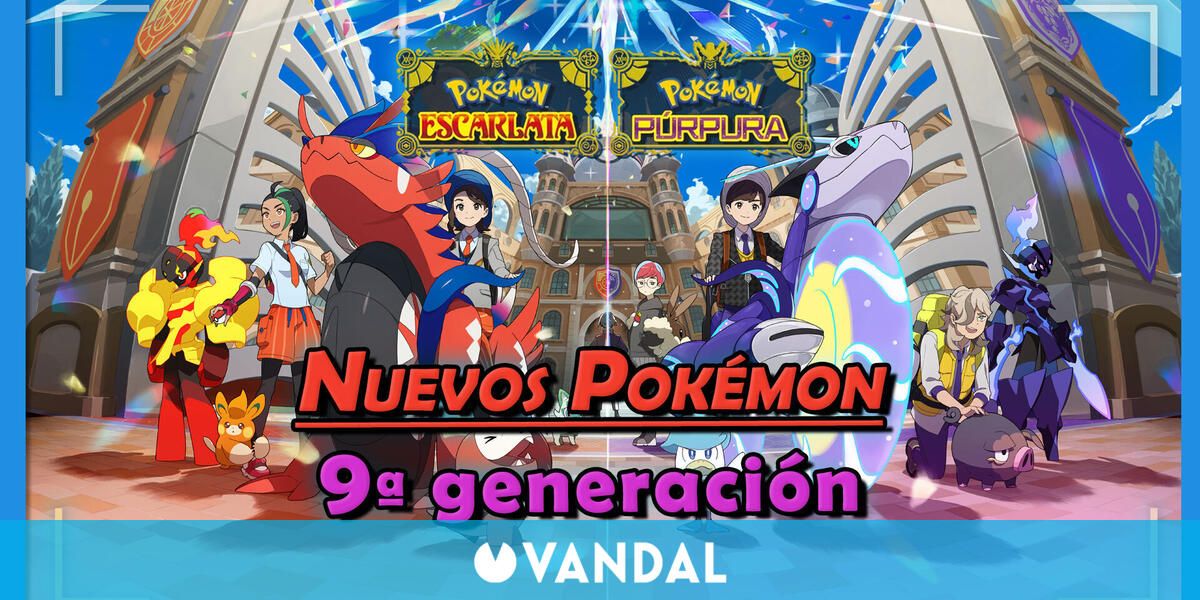 TODOS los Pokémon nuevos de Escarlata y Púrpura (9ª generación)