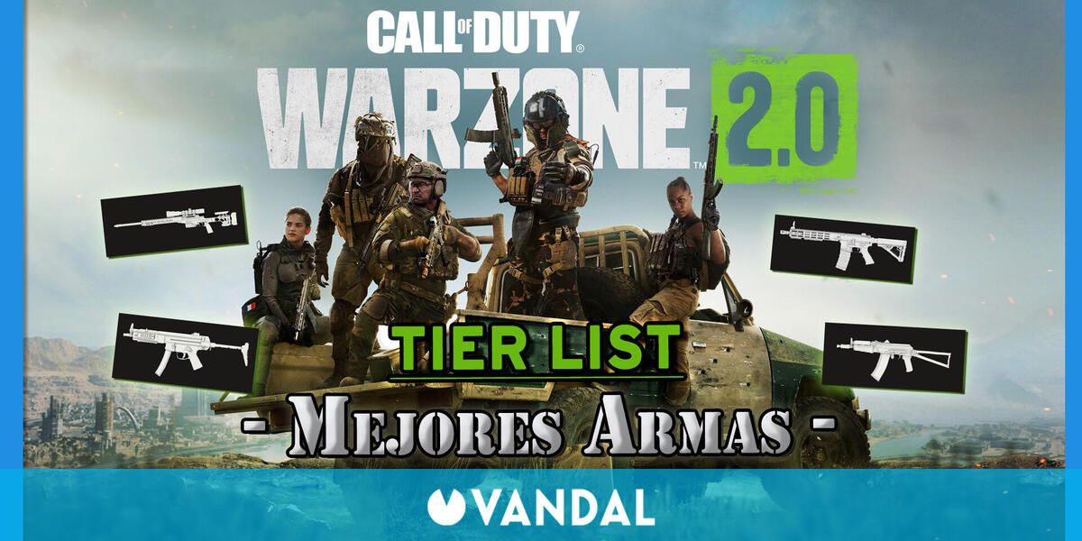 Tier List de CoD Warzone 2.0: Las MEJORES armas por clases y rangos